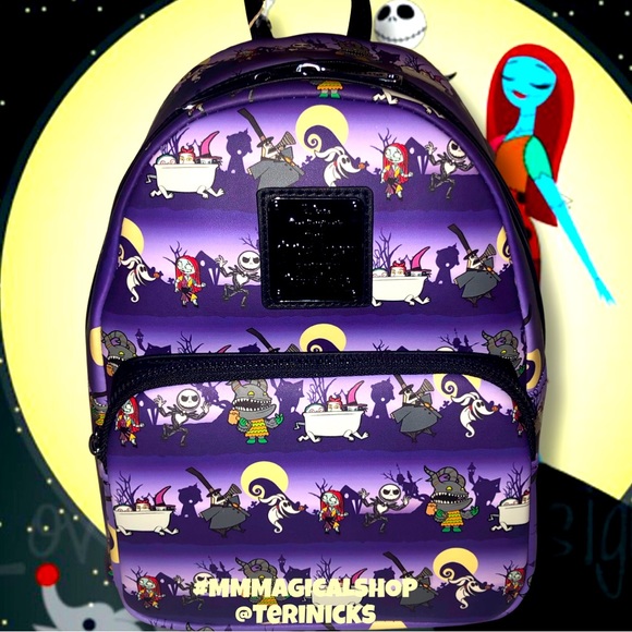 Loungefly | Bags | Loungefly Disney Nbc Halloween Line Mini Backpack ...